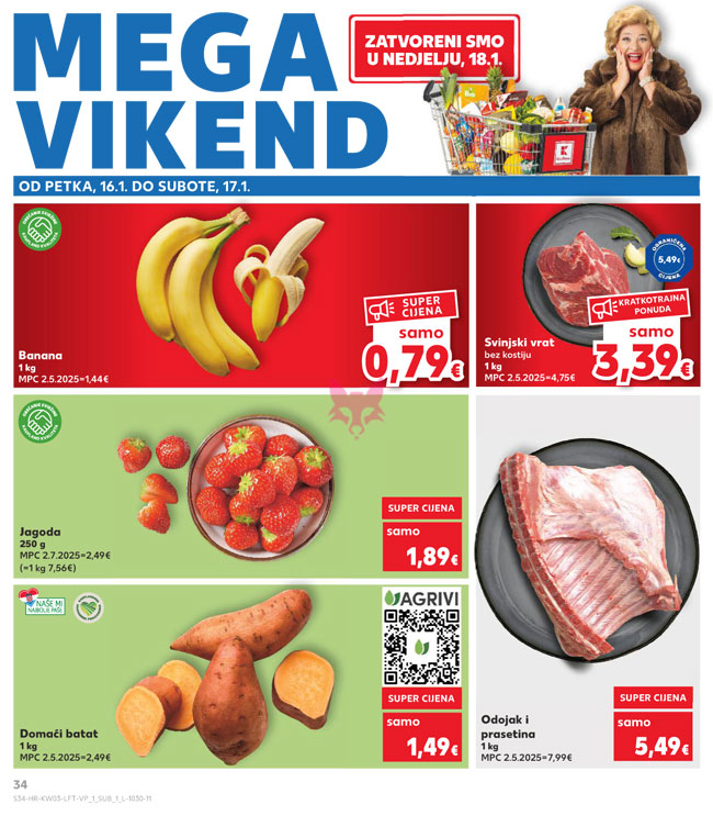 Kaufland, Hrvatska : Akcijski katalog Tjedna ponuda, strana 34 : Lisica.RS